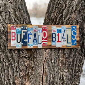 BUFFALO BILLS License Plate Sign, Fast, FREE Shipping!! - Etsy