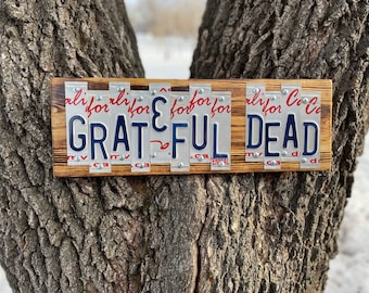 DEAD HEAD License Plate Sign, Grateful Dead Fan, Vintage Sign, Father's ...