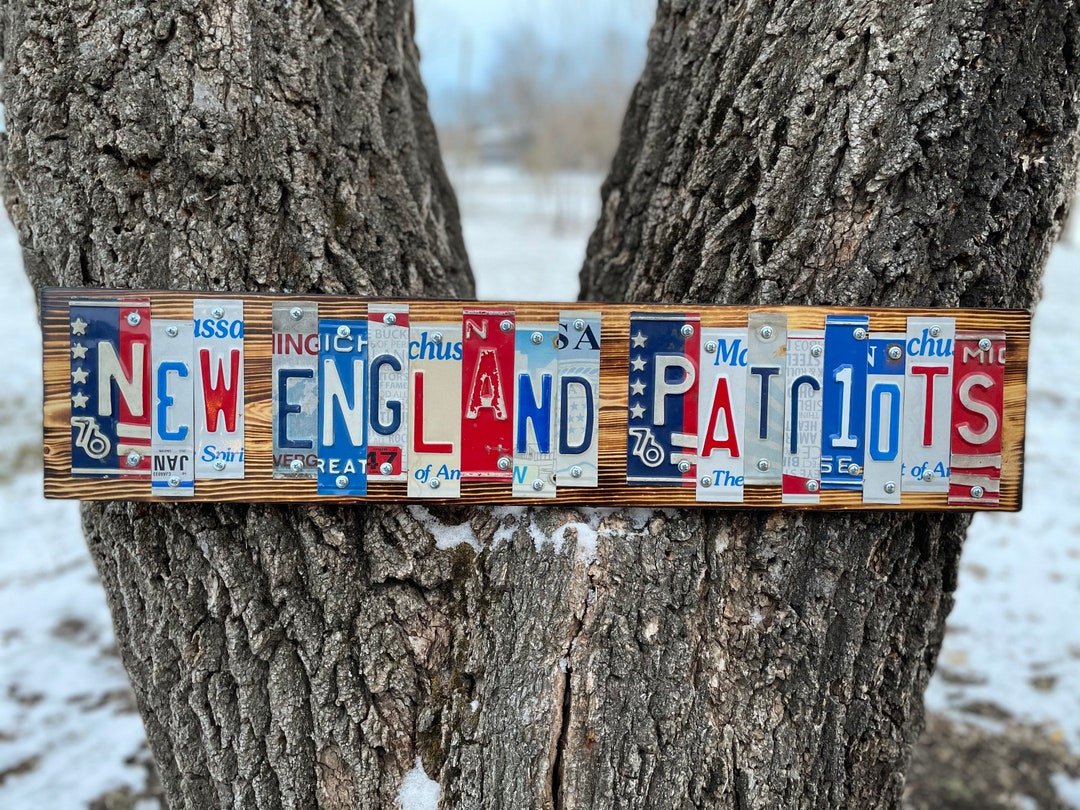 NEW ENGLAND PATRIOTS License Plate Sign, Fast, Free Shipping! - Etsy