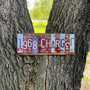 MUSCLE CAR License Plate Art, Fast, FREE Shipping! - Etsy