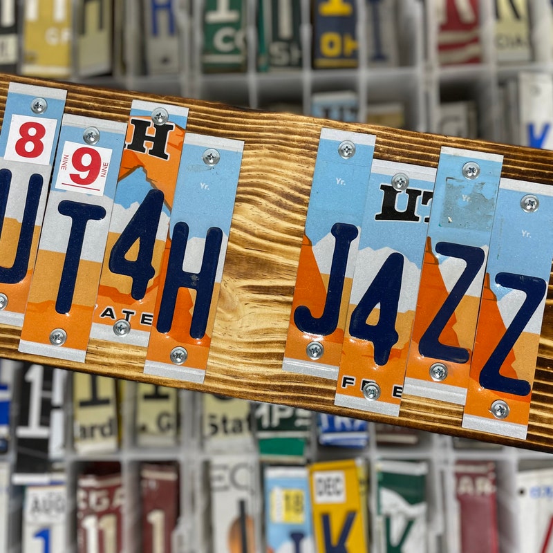 Upcycled License Plates - Etsy