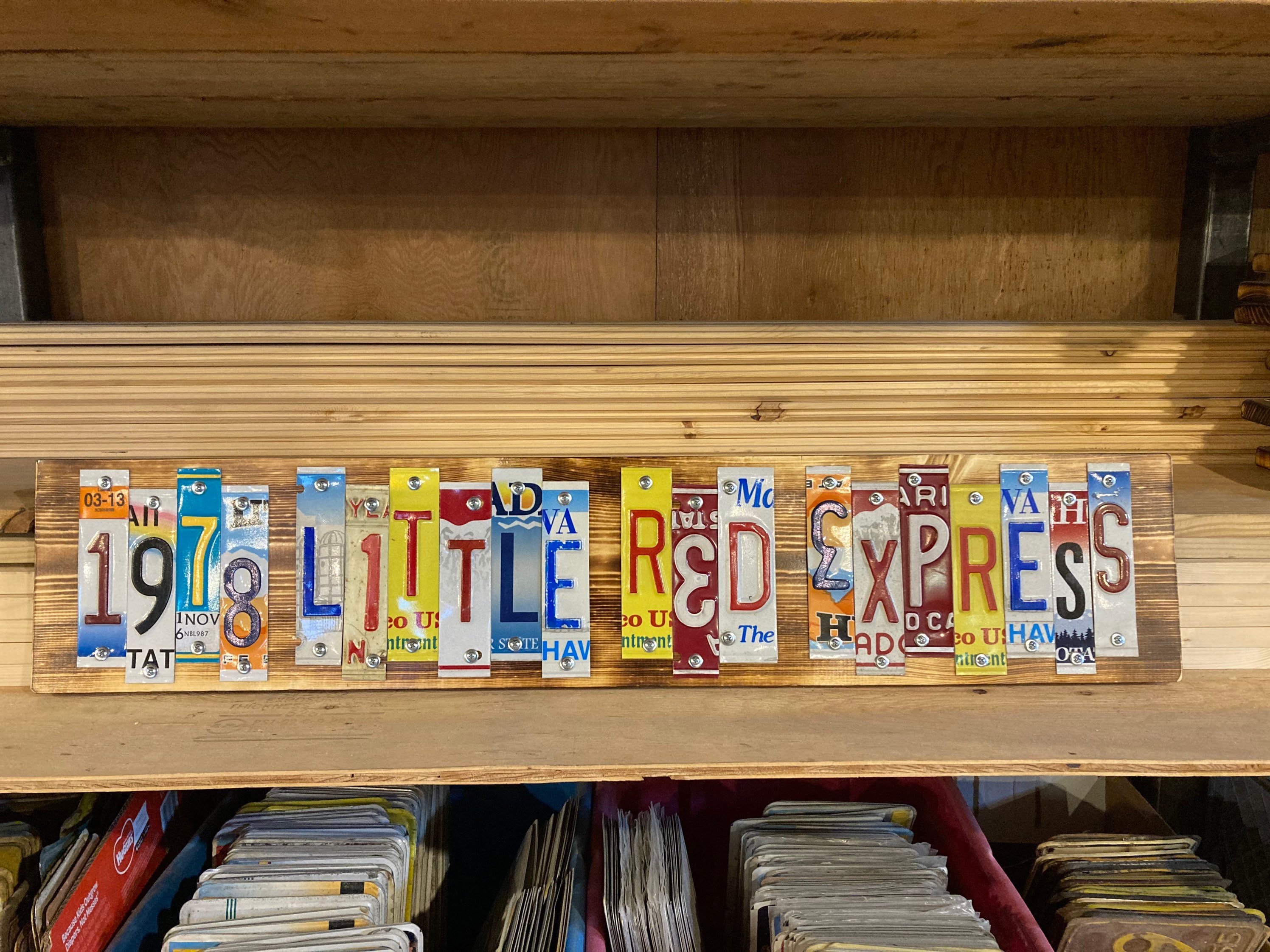 MUSCLE CAR License Plate Art Fast FREE Shipping | Etsy