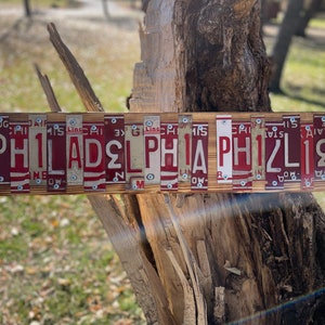 Philadelphia Phillies License Plate Sign: Recycled Metal Art - Etsy