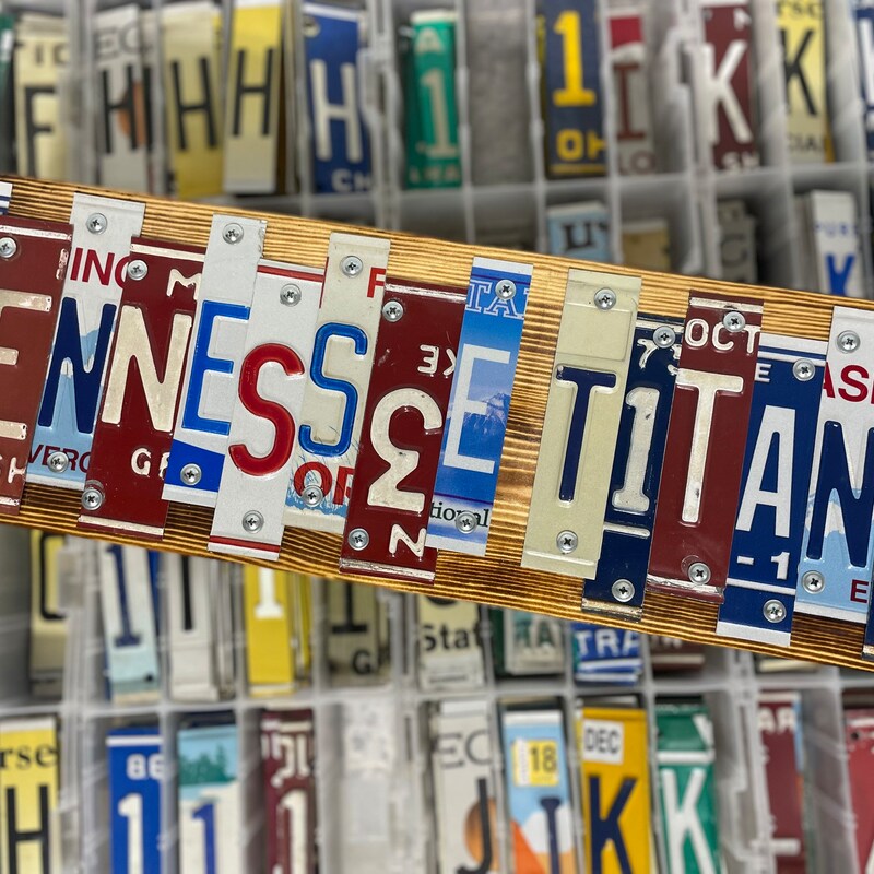 Upcycled License Plates - Etsy