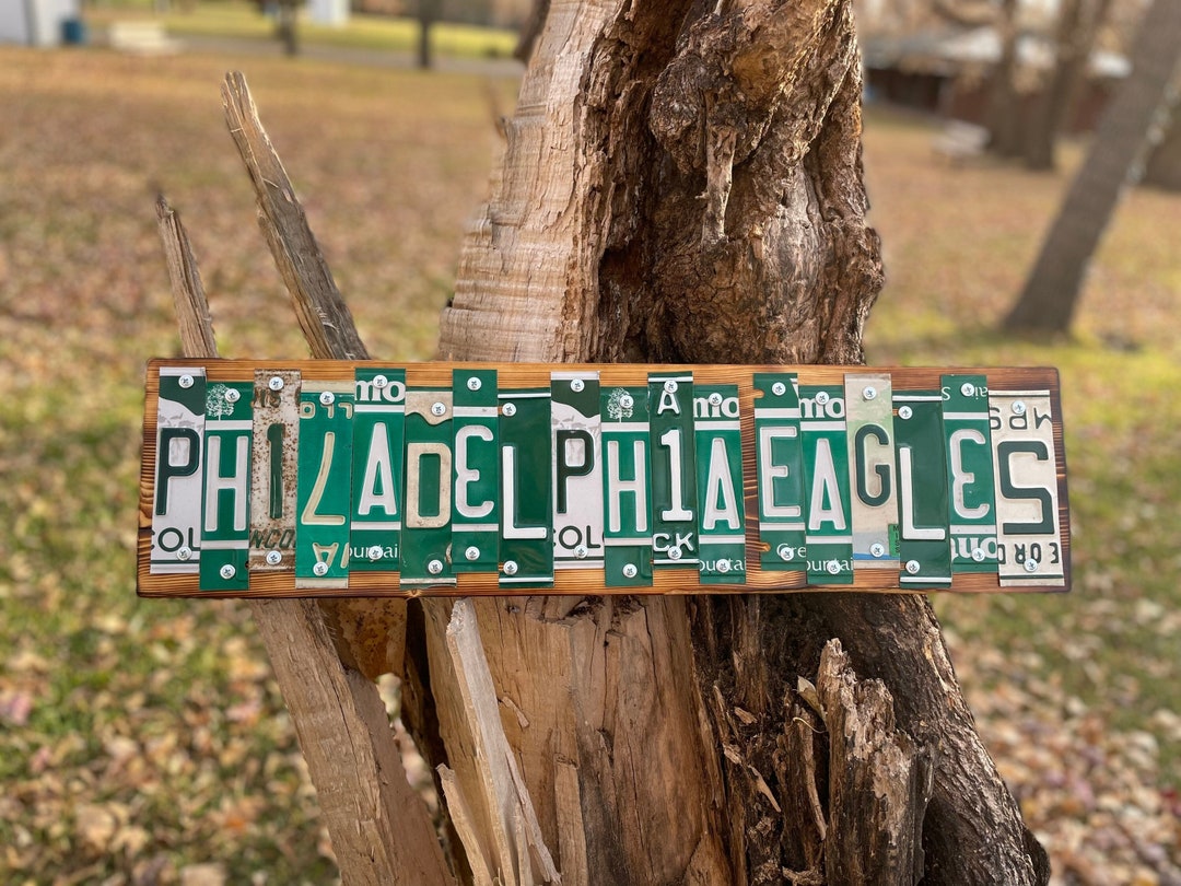 PHILADELPHIA EAGLES License Plate Sign FAST Free Shipping - Etsy