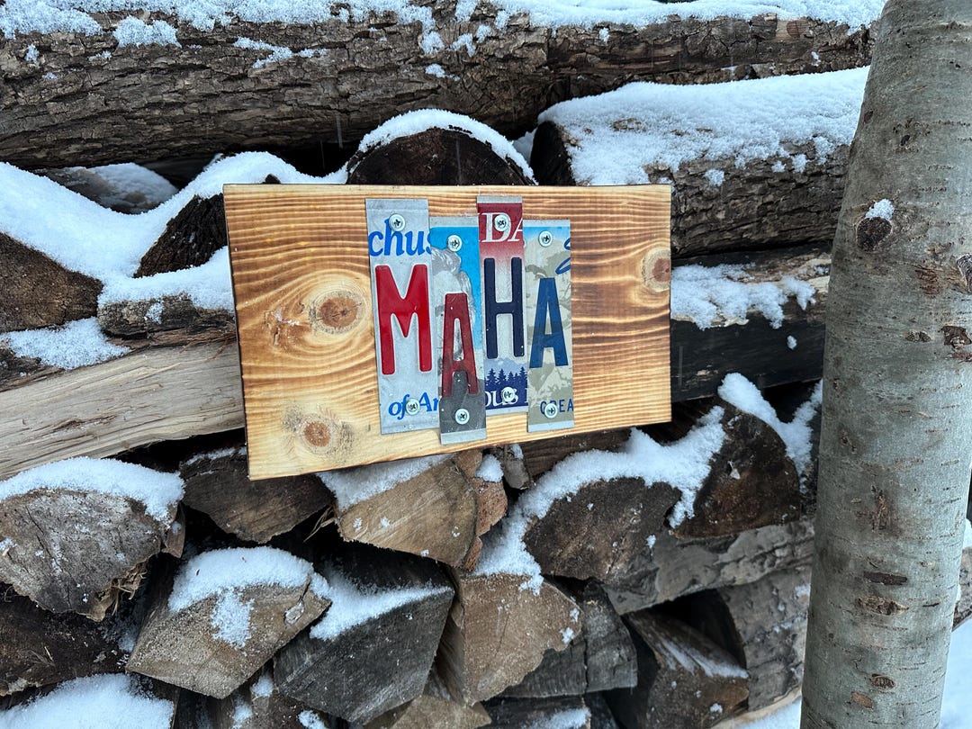 MAHA License Plate Sign, Fast, FREE SHIPPING!! - Etsy