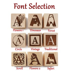 Personalized Nursery Name Block Letters - Custom Wooden Name Blocks for ...