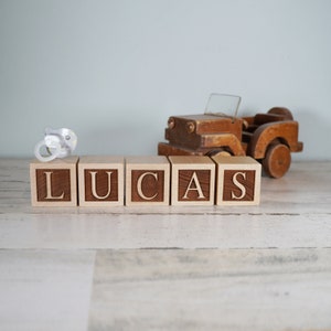 Personalized Nursery Name Block Letters - Custom Wooden Name Blocks for ...