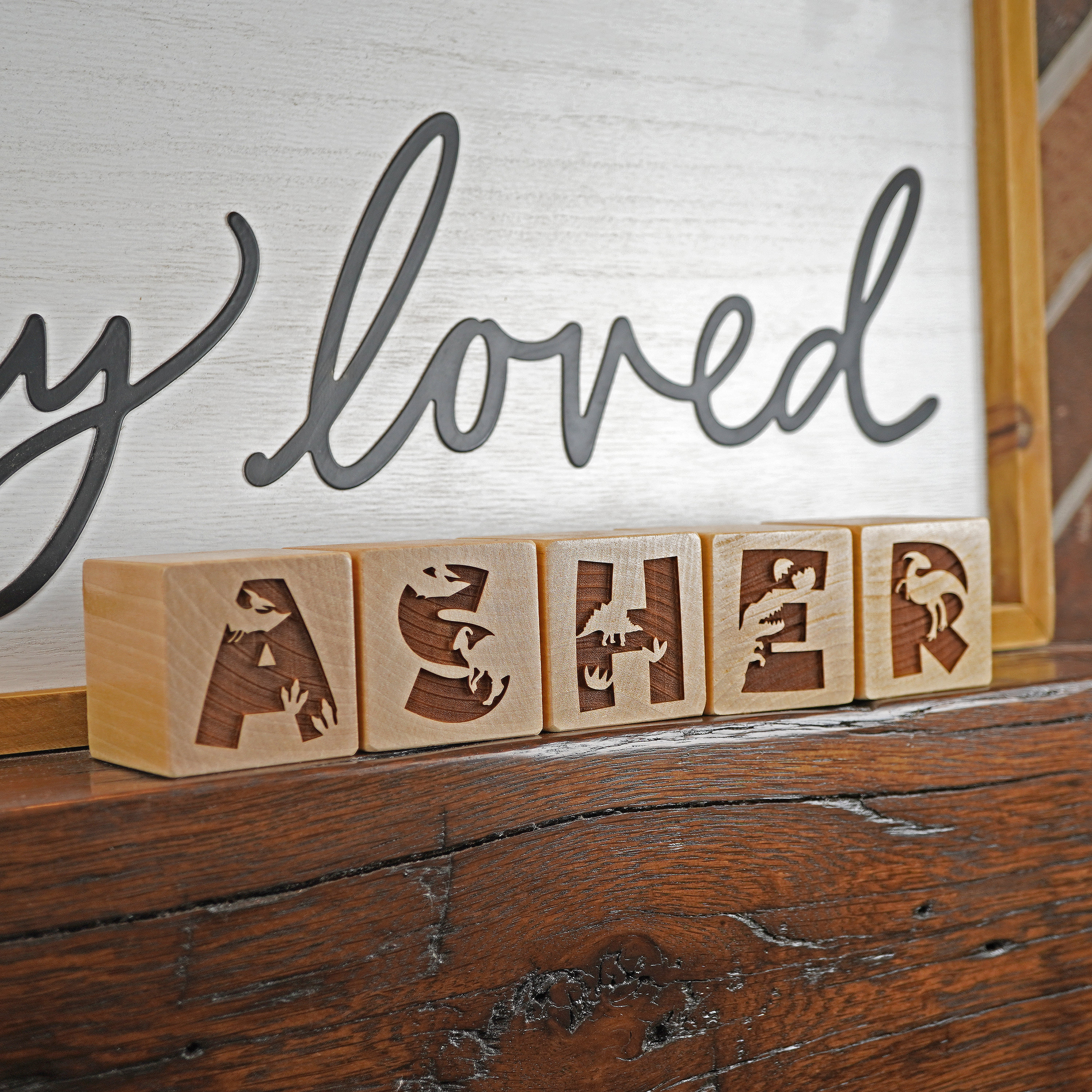 Personalized Name Blocks for Unique Nursery Decor Ideas / Custom Gift ...