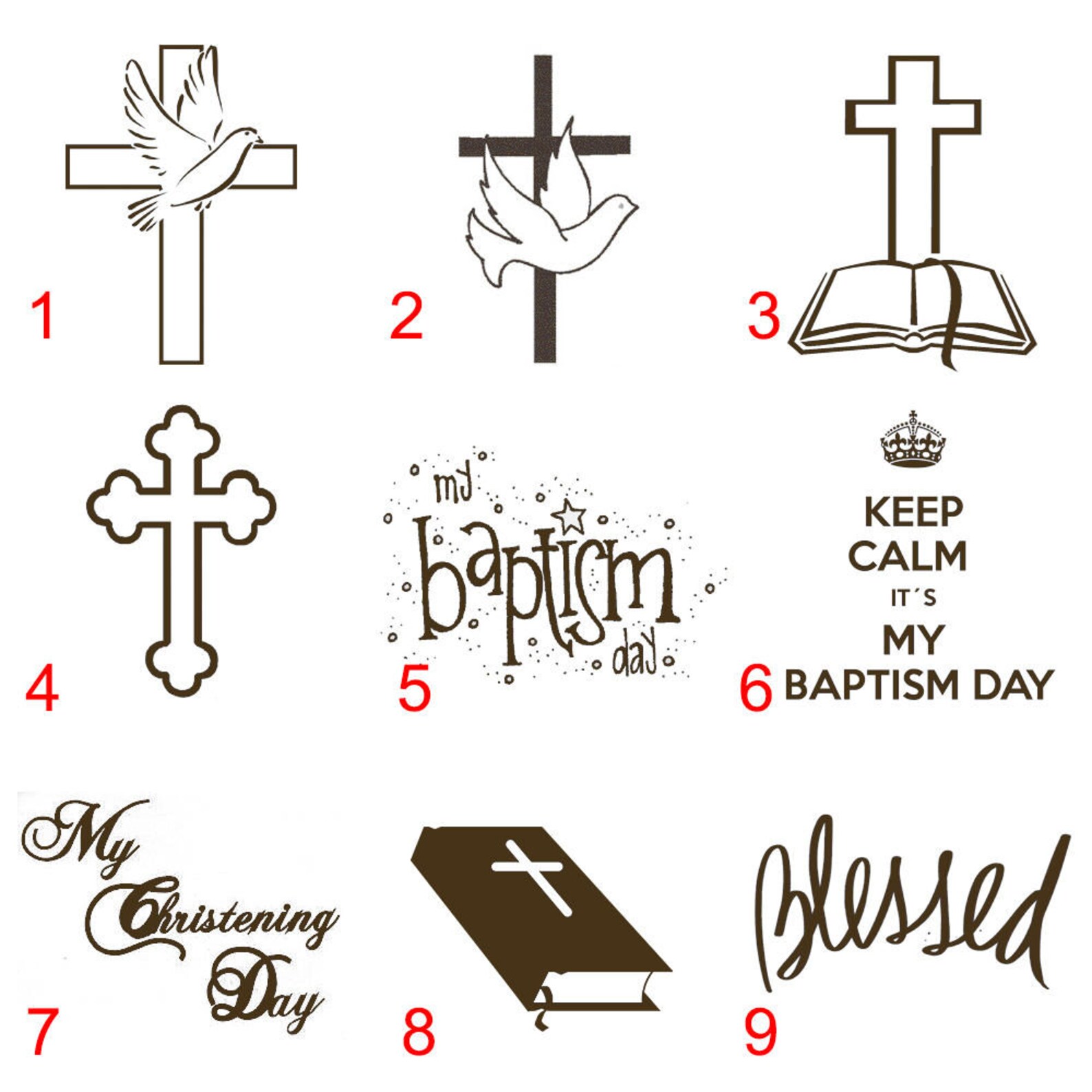 Baptism Block - Christening Block - Baptism Gift - Christening Gift ...