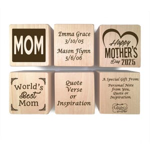 Mothers Day Gift Block - First Mother's Day Keepsake Personalized ...