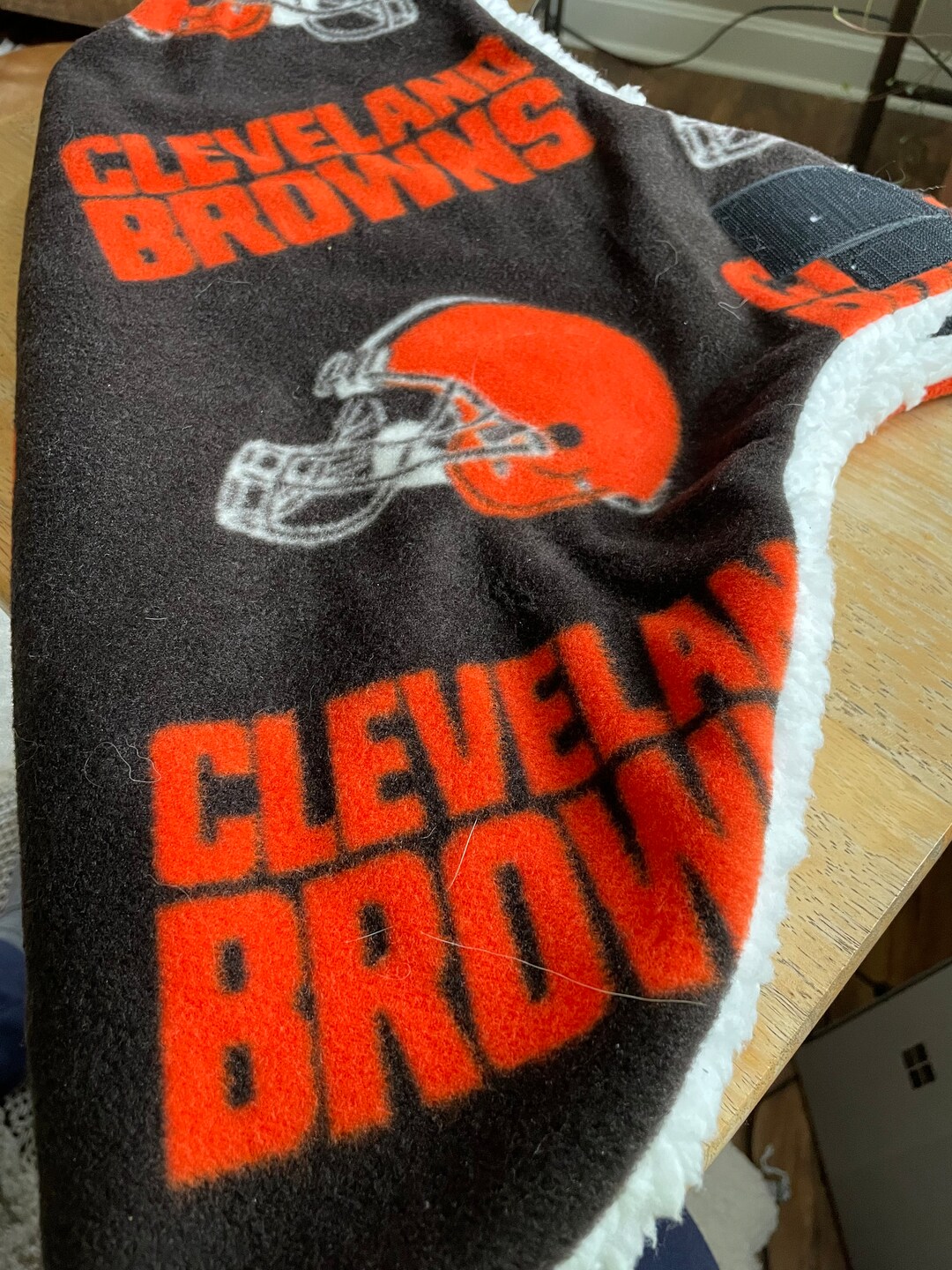 Cleveland Browns Fleece Dog Coat - Etsy