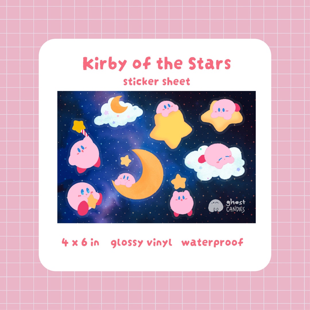 Kirby of the Stars Sticker Sheets - Etsy