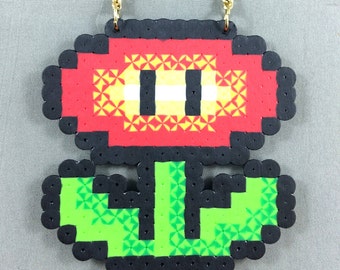 Fire Mario Perler - Etsy