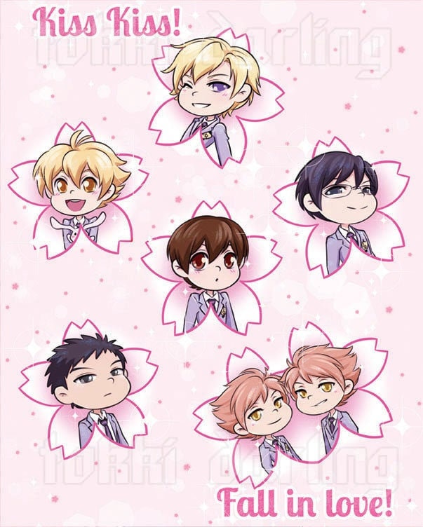 Ouran Highschool Host Club Wallpaper Chibi