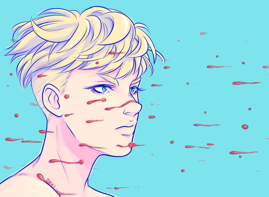 DMCB - Ryo Blood Drops Print - Etsy