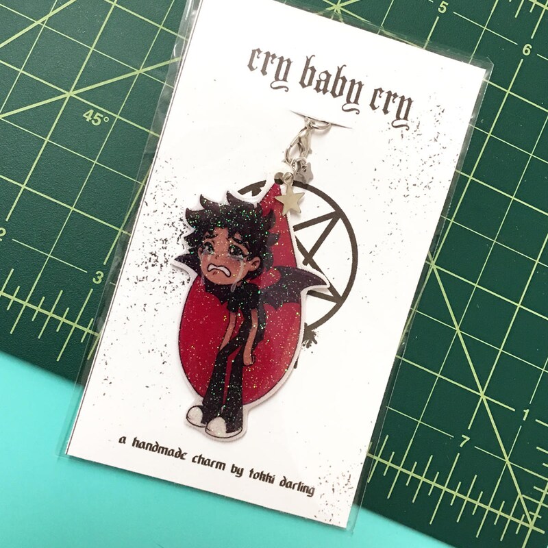 Crybaby Keychain - Etsy