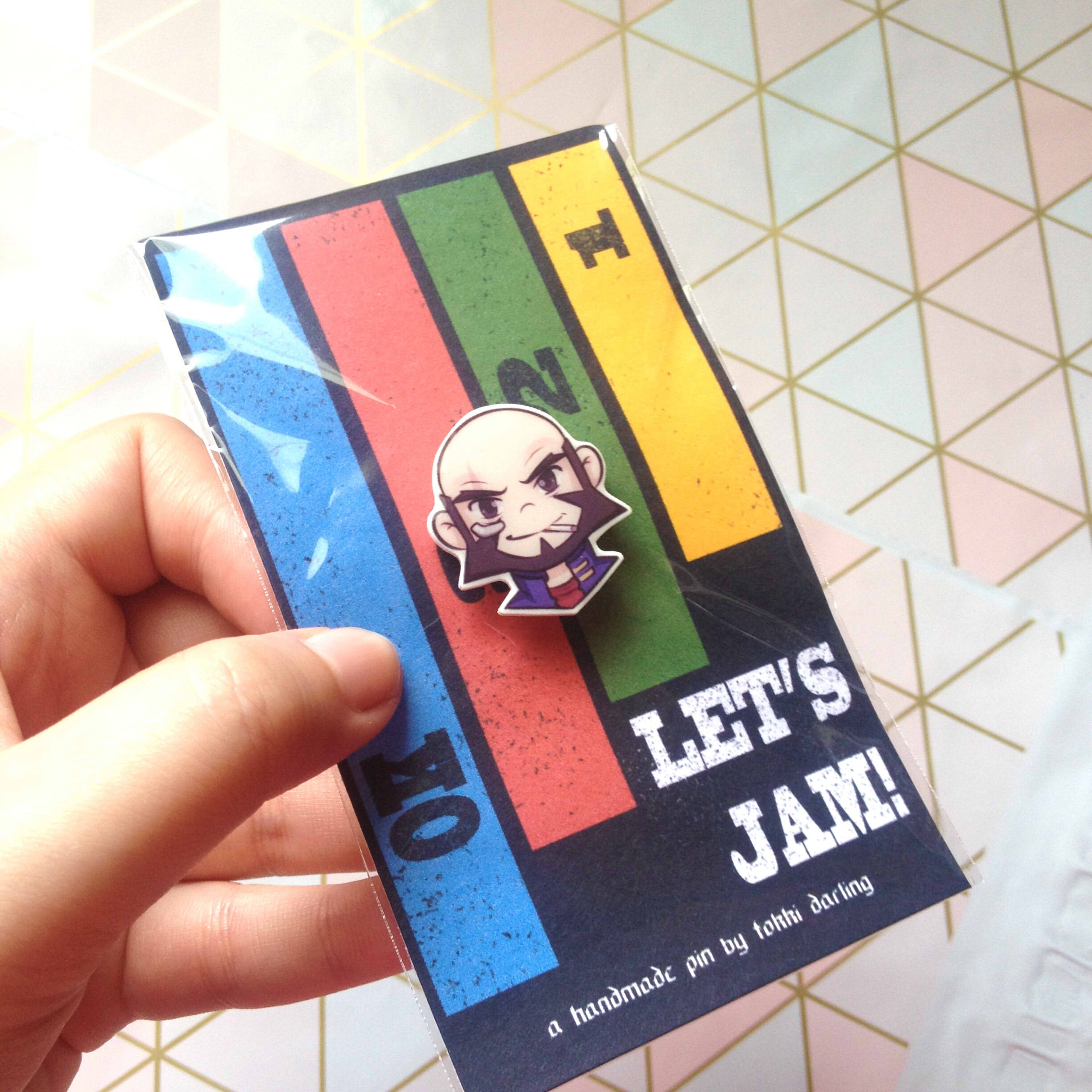 LET US JAM Jet pin | Etsy