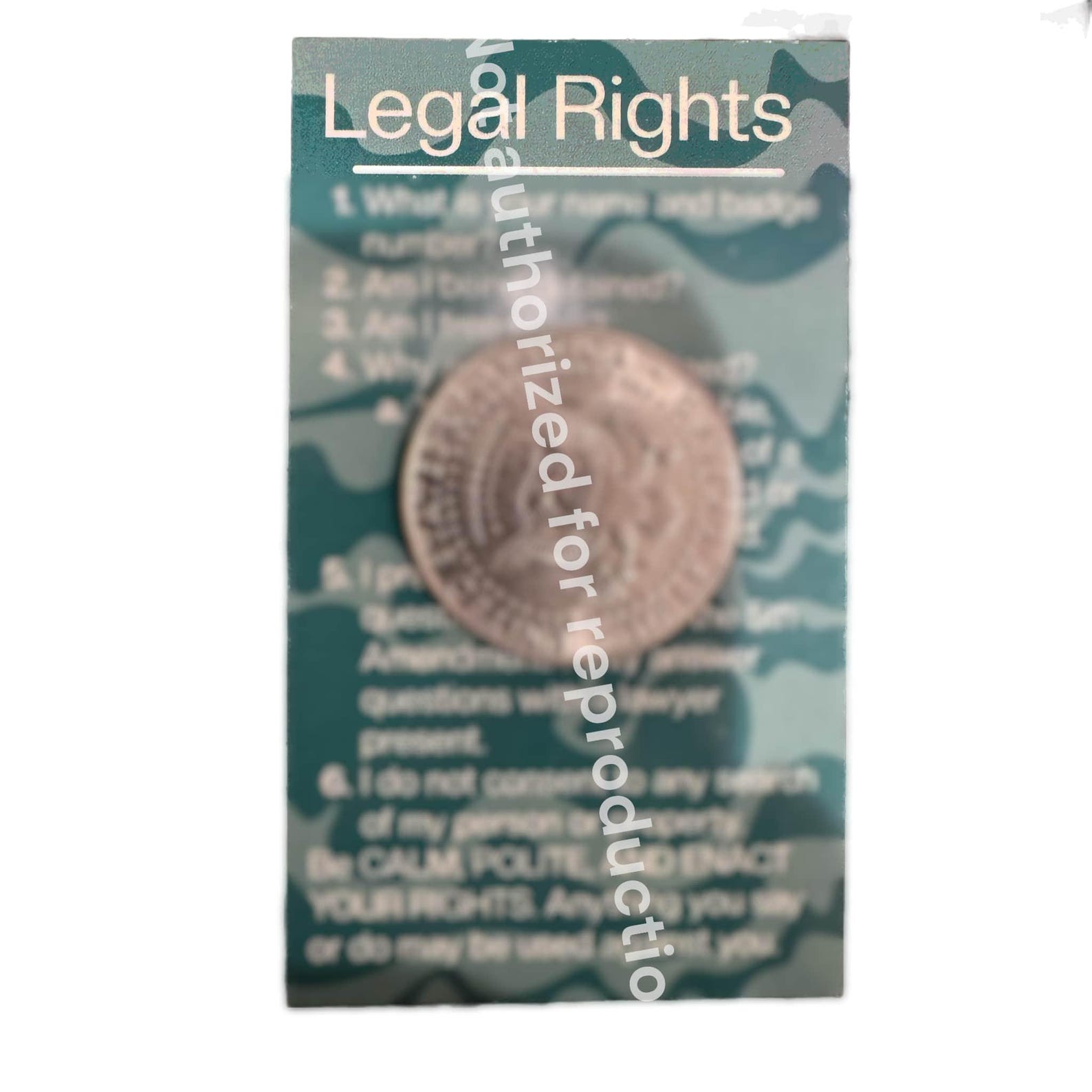 Know Your Rights Wallet Card: Bill of Rights, Traffic Stop Guide ...