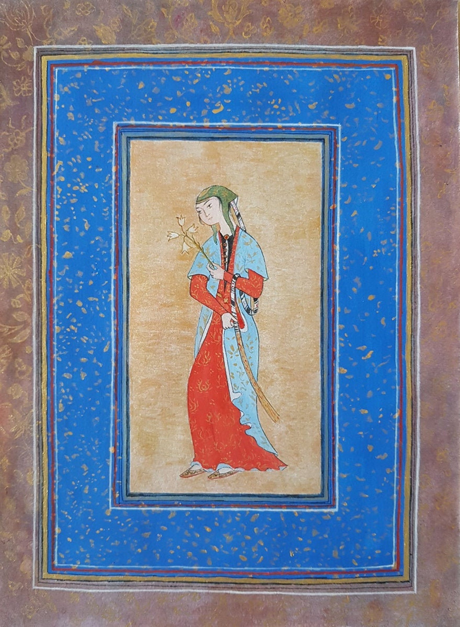 Reproduction of a Persian Miniature of the 16th Century - Etsy