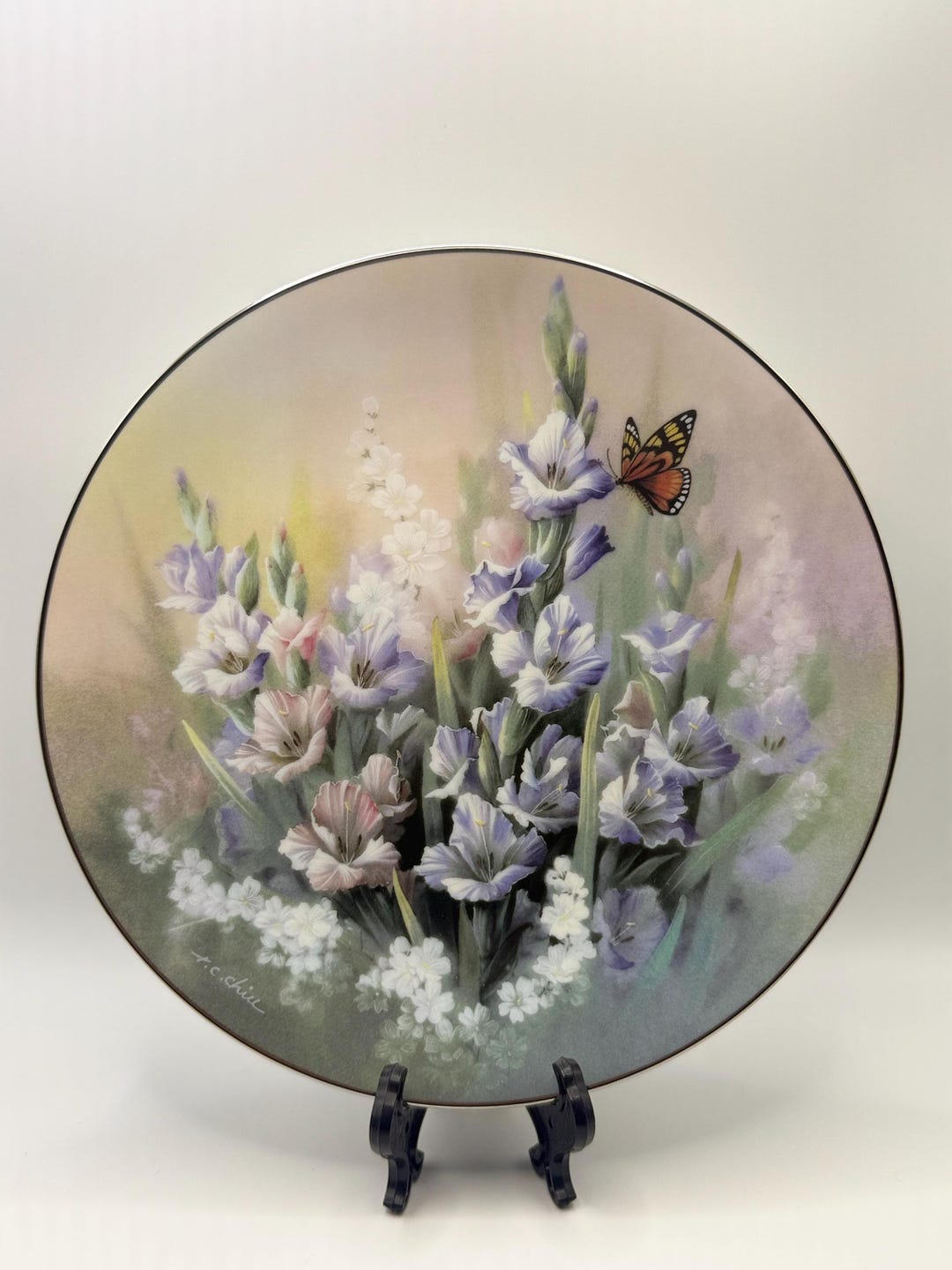 Ruby Elegance -- Collector Plate – Edwin M. Knowles – COA Included ...
