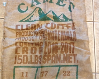 Recycled coffee sack | Etsy