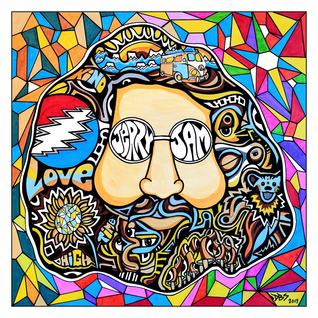 Jerry Jam Official Artwork Print 14 X 14 - Etsy