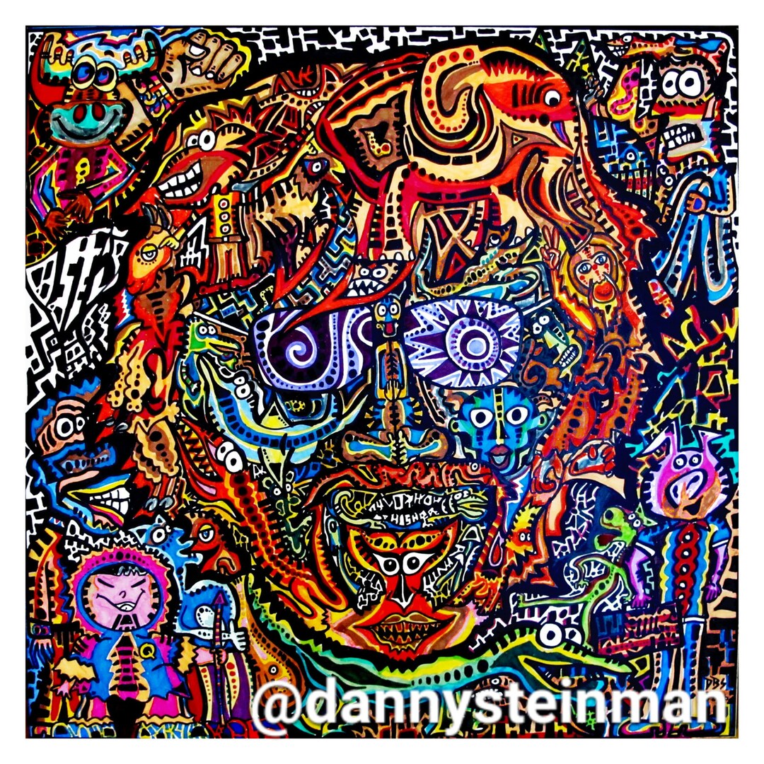 Shaman 14 X 14 Psychedelic Art Poster Print - Etsy