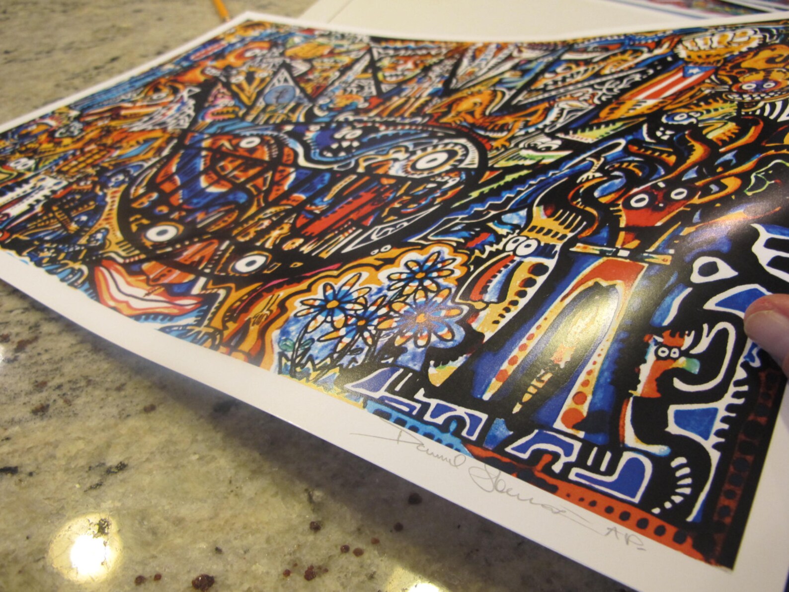 Ween Boognish Psychedelic Art Poster Print Born Brown 14 X 20 - Etsy