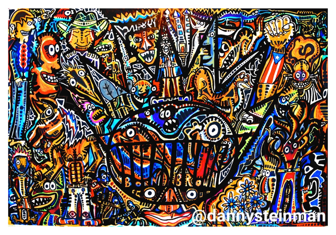 Ween Boognish Psychedelic Art Poster Print Born Brown 14 X 20 - Etsy