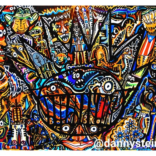 Ween Boognish Psychedelic Art Poster Print the MIGHTY 14 X 14 - Etsy