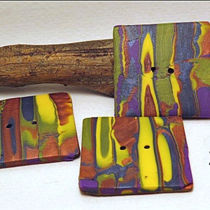 1/2 PRICE BUTTON SALE. Buttons. Rectangular and Square Striped Buttons ...