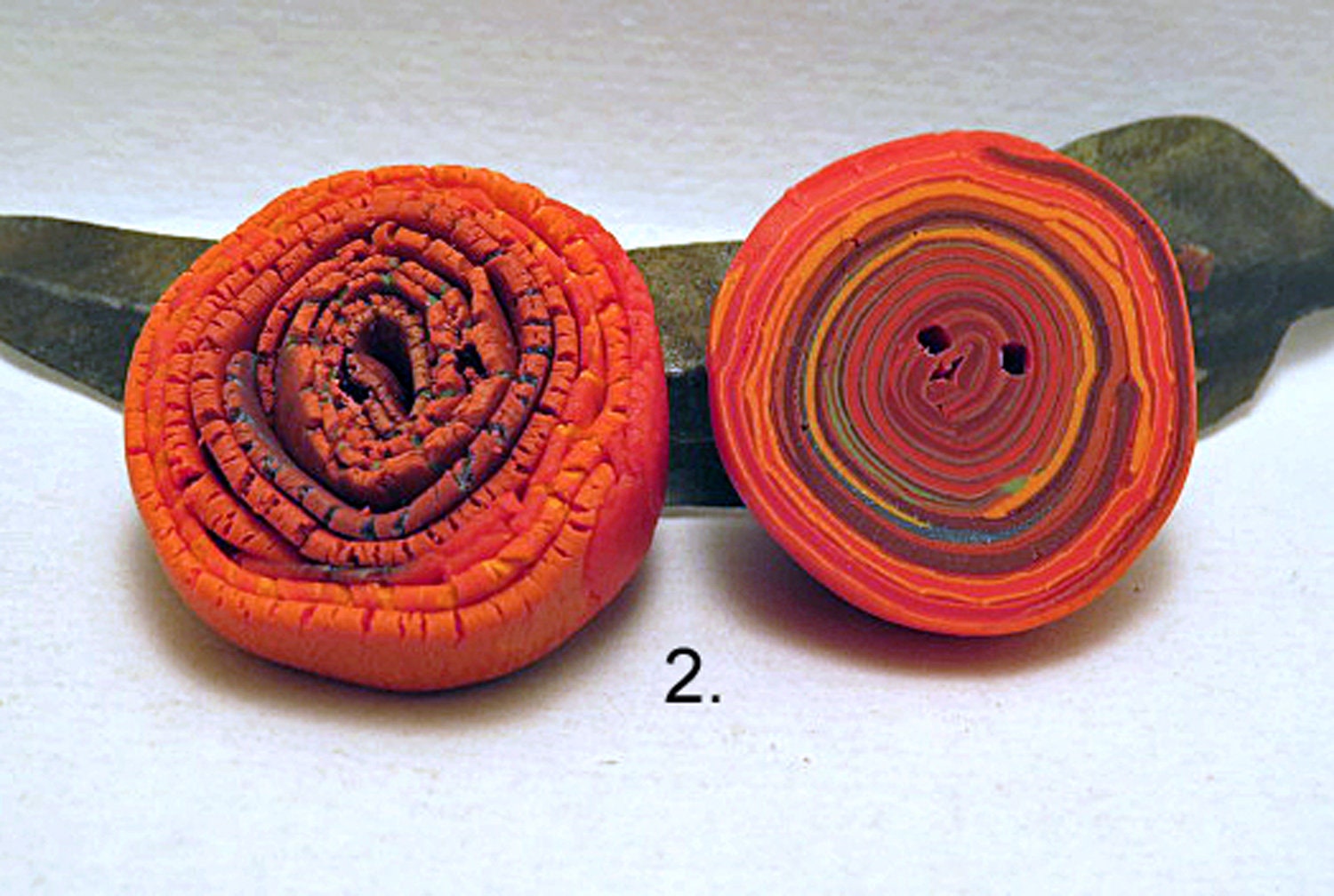 Tribal Buttons. Round Spiral Buttons With Rough Textured - Etsy