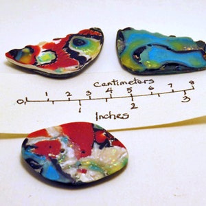 Wacky Buttons. Unique Hand Made Decorative Buttons. Textile Arts and ...