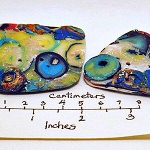 Wacky Buttons. Unique Hand Made Decorative Buttons. Textile Arts and ...