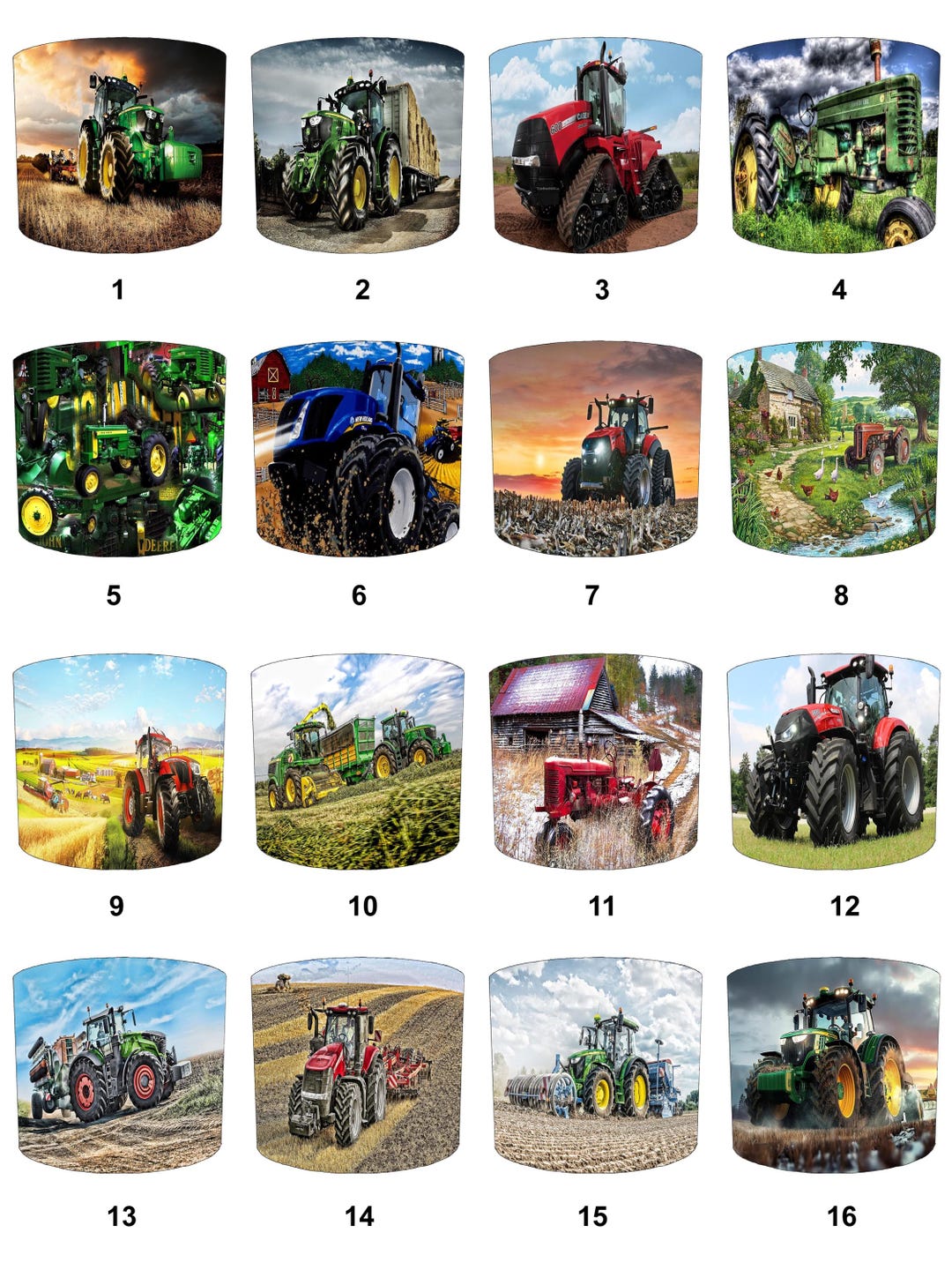 Tractors Construction Lamp Shades Wallpaper Wall Art Murals Duvets ...