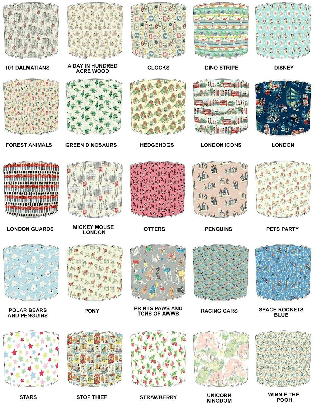 Cath Kidston Lampshade for Bedside Table Lamps Ceiling Lightshades ...
