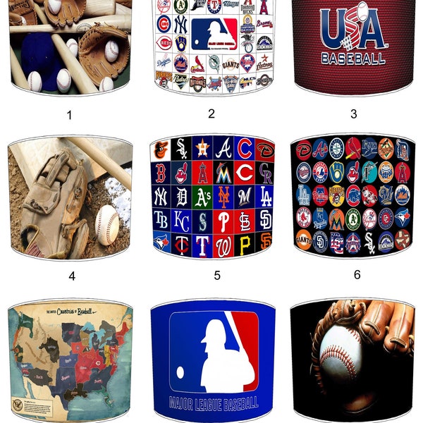 Baseball Lamp - Etsy