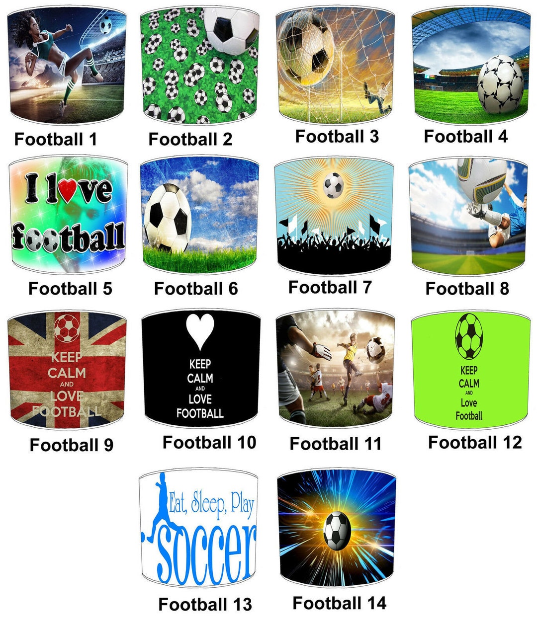 EFL Football League Lamp Shades Bedside Lamps Table Lampshades Ceiling ...