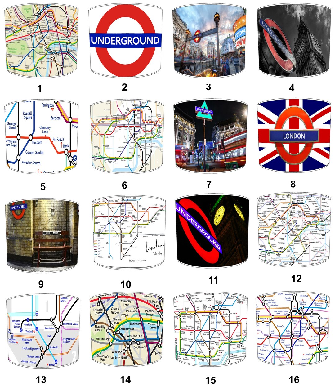 London Underground Maps Lampshades Wallpaper Wall Art Murals Duvets ...