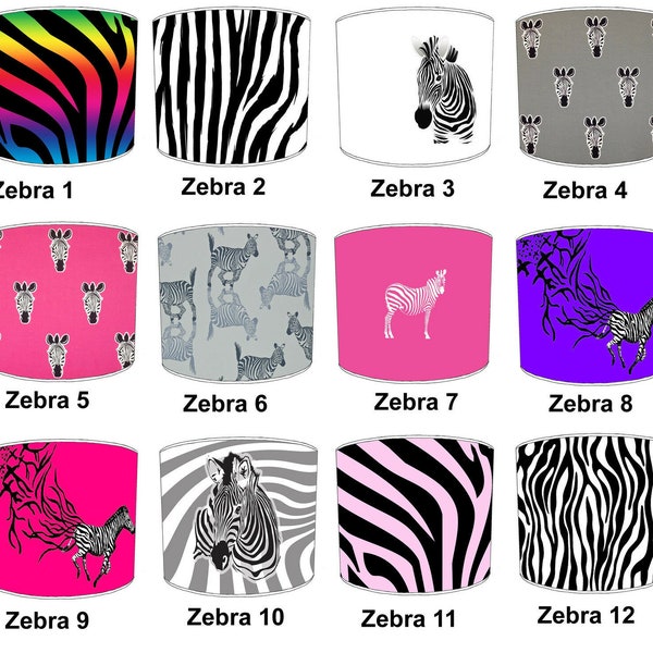 Zebra Lamp Shade - Etsy