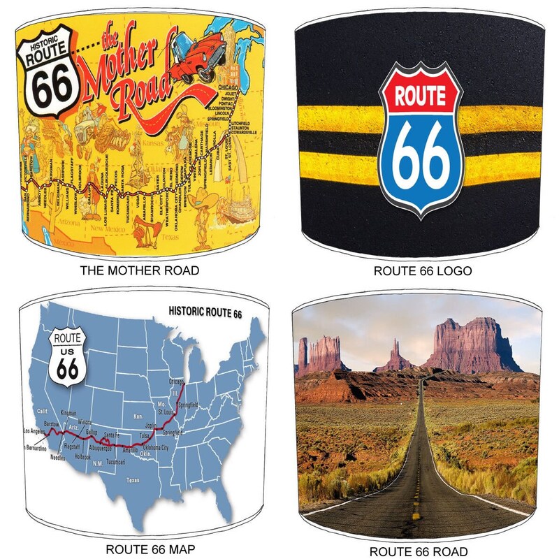 Route 66 Wall Mural - Etsy