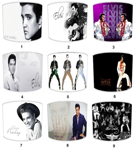 Elvis Presley the King Lamp Shades for Bedside Table Lamps - Etsy