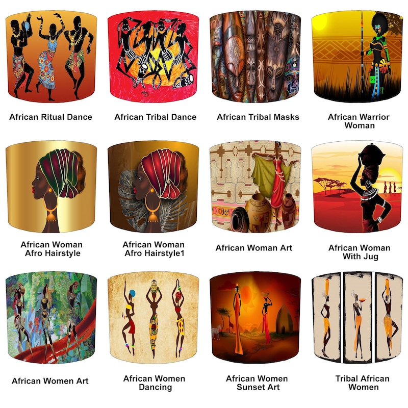 African Design Lamps - Etsy