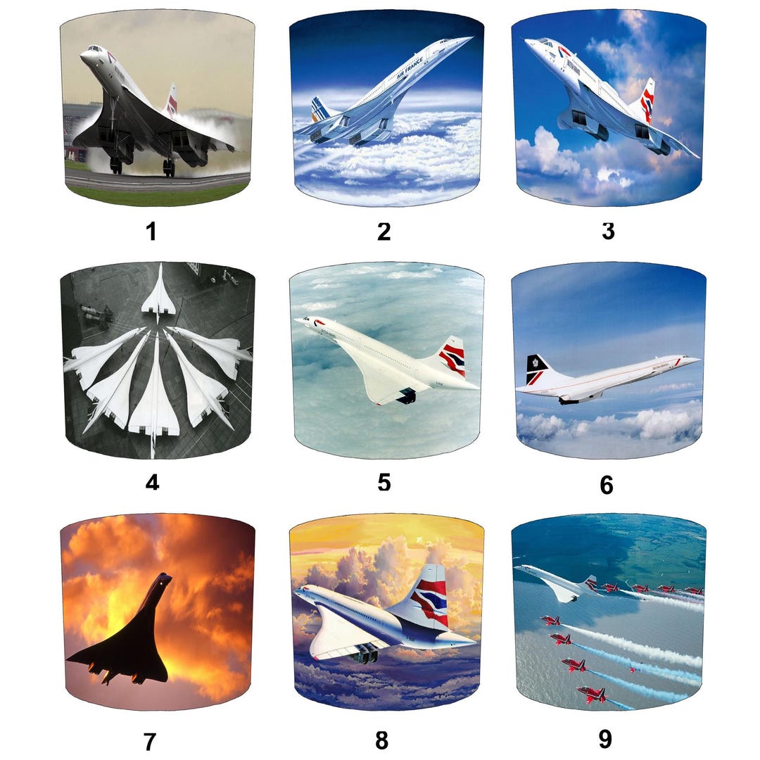 Concorde Airplane Aircraft Wall Art Murals Duvets Cushions Quilts ...