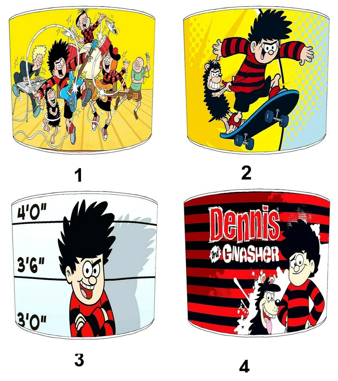 Dennis the Menace Comic Lampshades Wallpaper Duvets Quilts Cushions ...