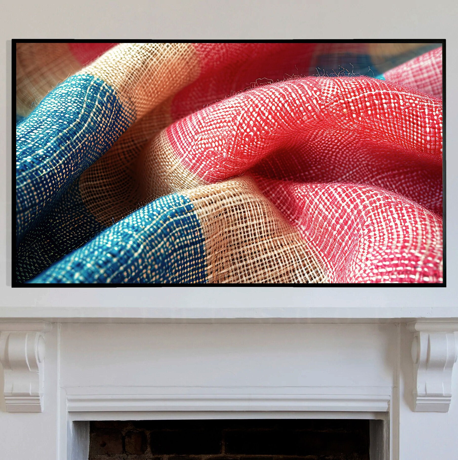 Fabric Fold Art Patterned Cloth Instant Download Multicolor Abstract ...