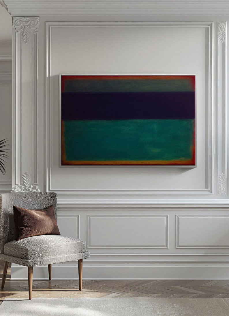 Rothko Horizontal Original Painting Large Canvas Modern Painting Wall ...