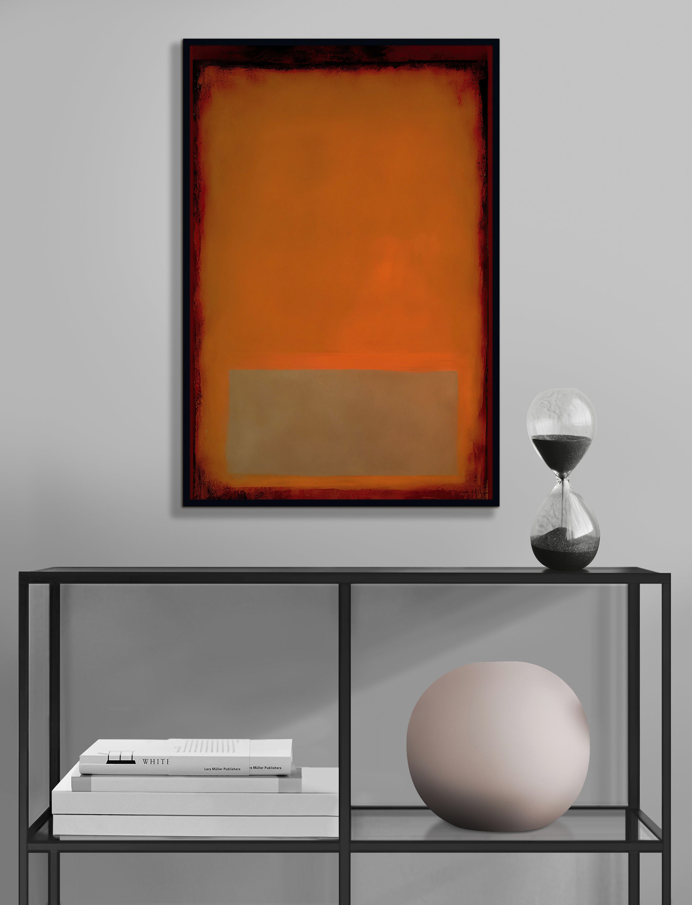 Rothko Original Abstract Painting Large Canvas Modern Oil Painting Wall ...