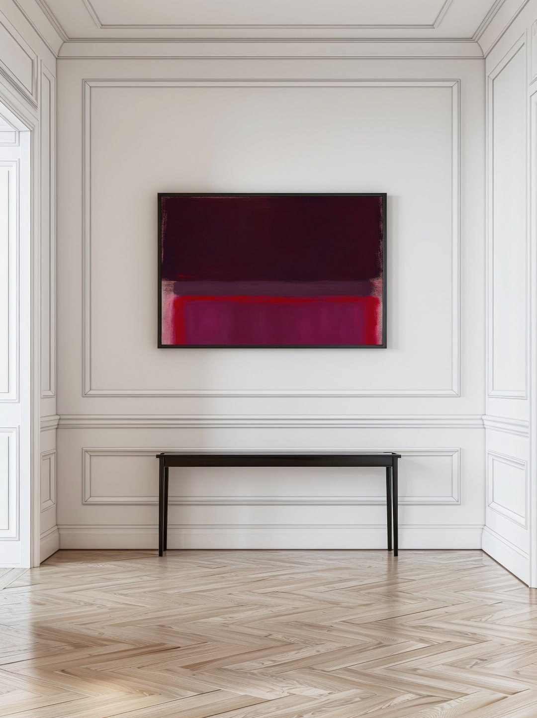 Abstract Canvas Art Color Block Painting Style Modern Abstraction ...